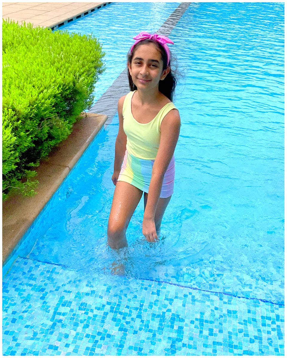 Candy Swim Dress – PURPLE BEAN