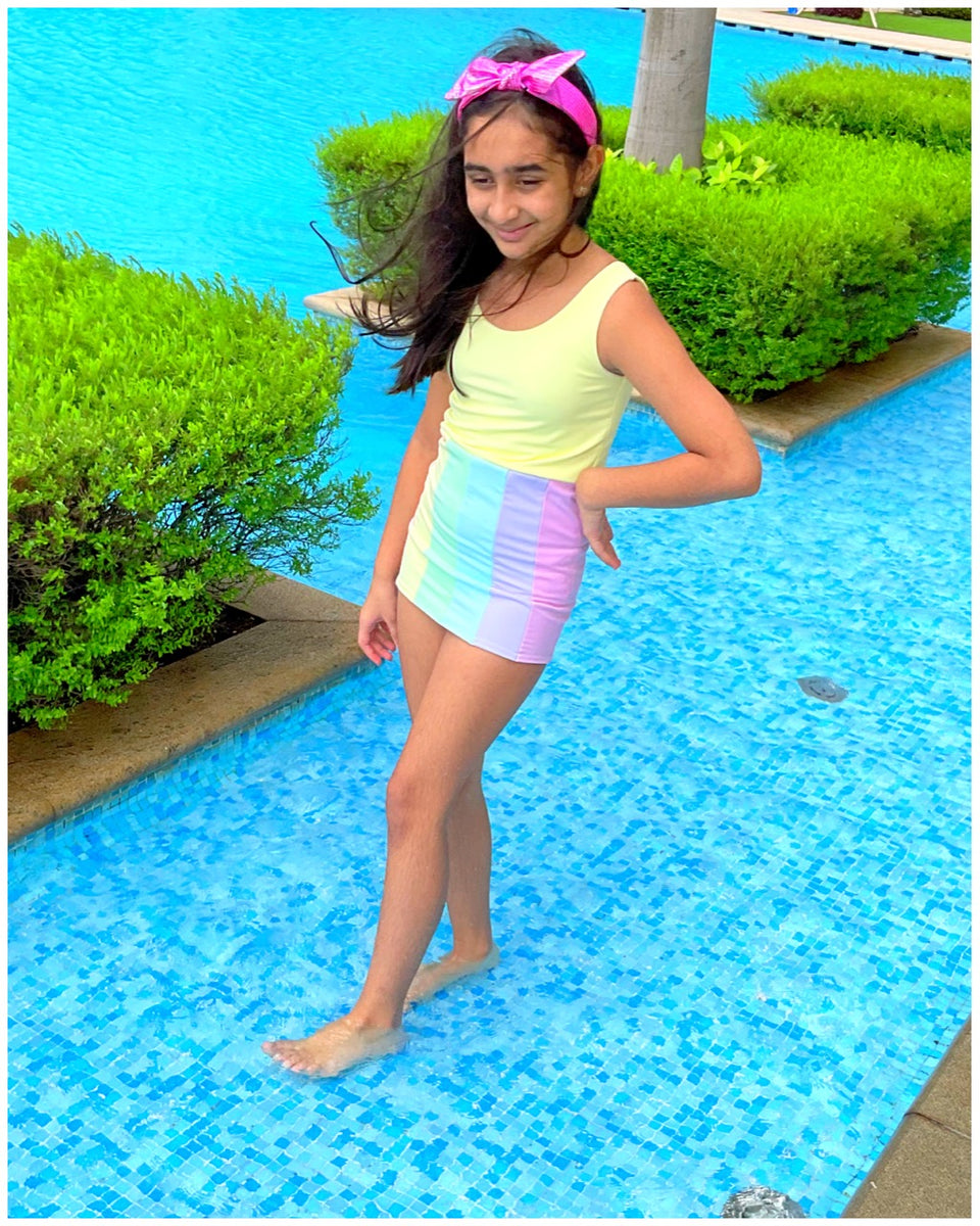 Candy Swim Dress – PURPLE BEAN